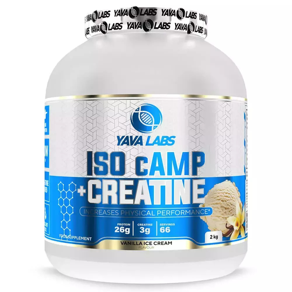 Yava Labs Iso Camp +creatine Πρωτεΐνη Ορού Γάλακτος με Κρεατίνη & Γεύση ...