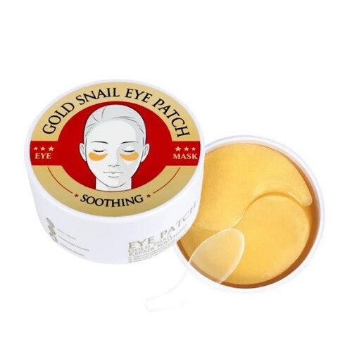 Set Of 60 Hydrogel Eye Patches With Gold, Snail Extract, Spirulina And Collagen, Wokali, Eye ...