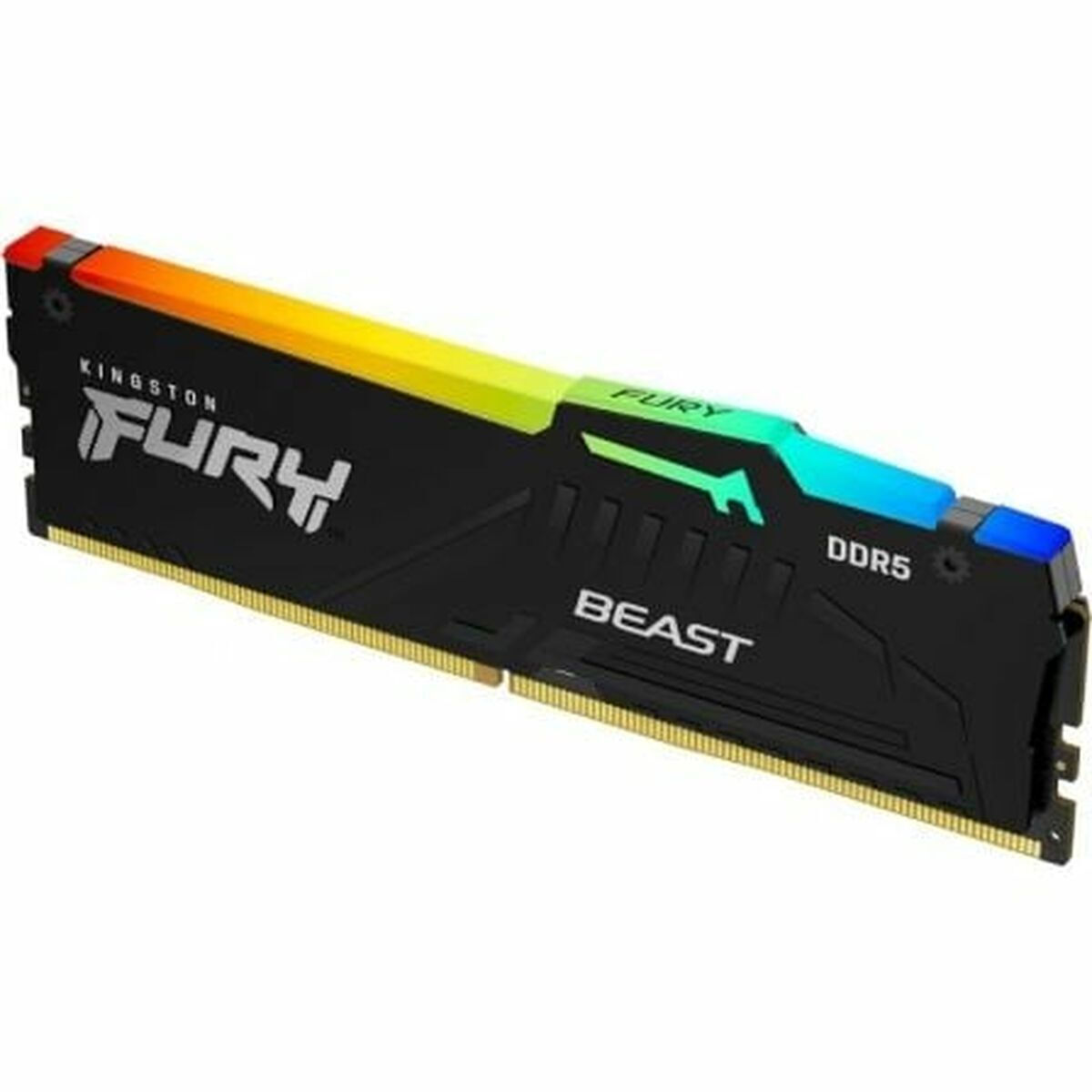 Kingston FURY Beast RGB DDR5 με Module 1x16GB και Ταχύτητα 6000 για Desktop KF560C30BBEA-16 ...