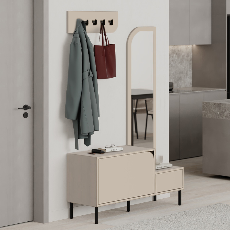 Έπιπλο Εισόδου με Κρεμάστρα Sandstone 120x37x171.6εκ. | Skroutz.gr