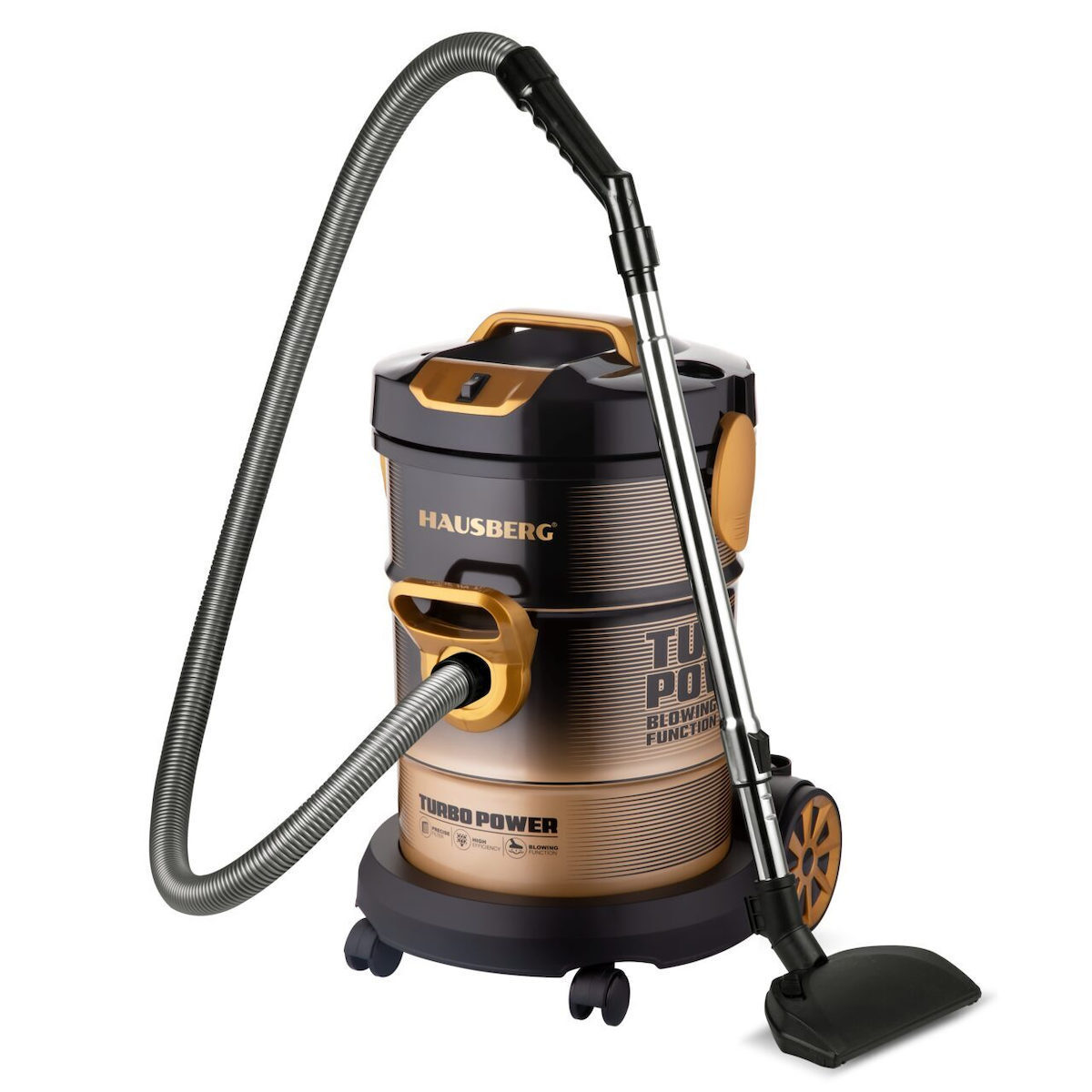 Hausberg HB2835AU Σκούπα Υγρών / Στερεών 2400W με Πλαστικό Κάδο 21lt ...