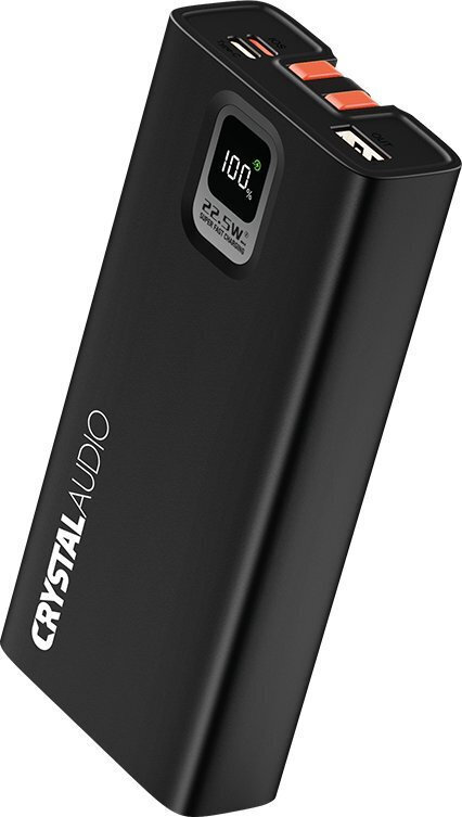 Crystal Audio Power Bank 20000mAh 20W με Θύρα USB-A και 2 Θύρες USB-C ...