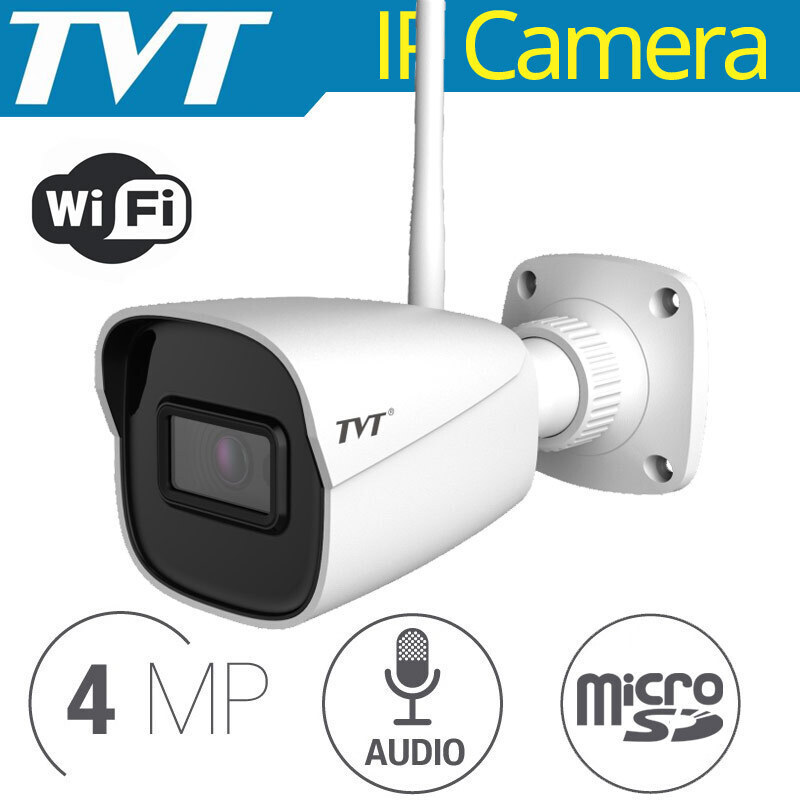 TVT TD-9441S4(D/PE/WF/AR2) IP Κάμερα Παρακολούθησης Wi-Fi Full HD+ 4MP Αδιάβροχη με Μικρόφωνο ...