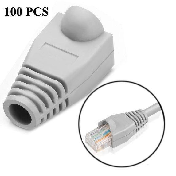 Network Cable Boots Cap Cover Rj45 Grey 100 Pcs In One Packaging Price ...