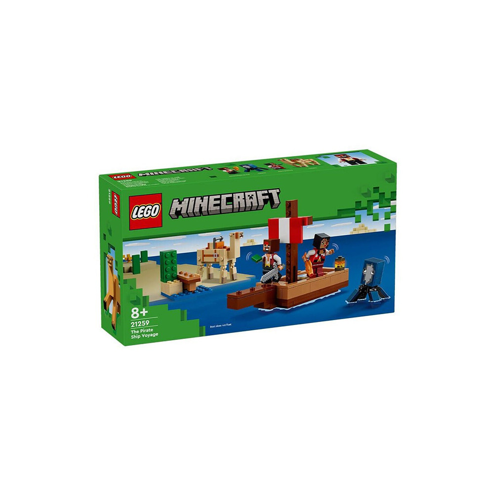 Lego Minecraft The Pirate Ship Voyage για 8+ Ετών 21259 | Skroutz.gr