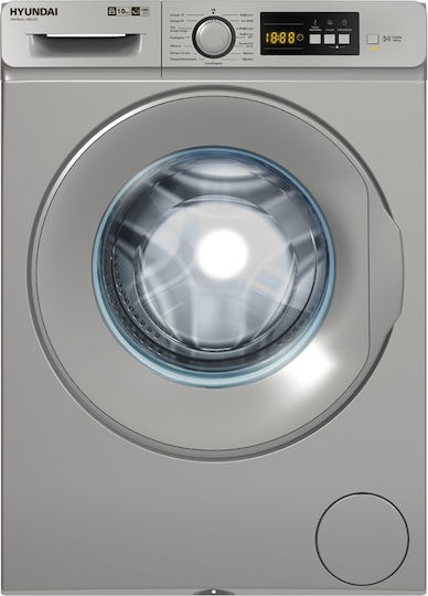 Hyundai Πλυντήριο Ρούχων 10kg με Τεχνολογία Ατμού 1400 Στροφών Eco Wash Ασημί HWM24V-1410T/S ...