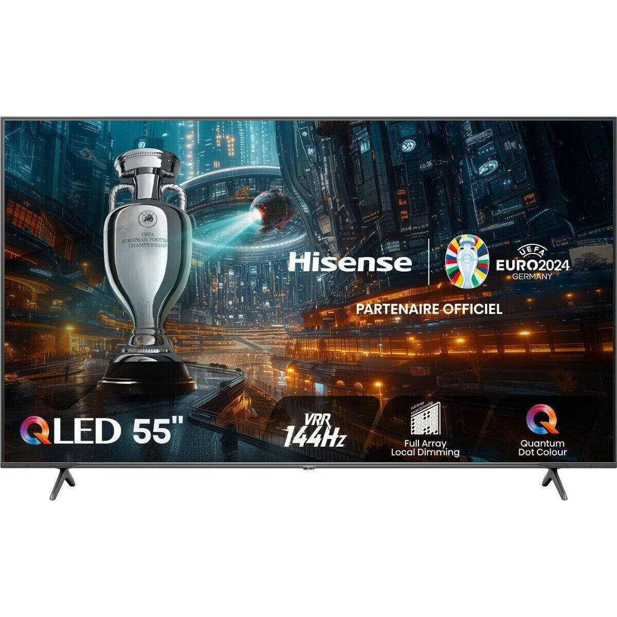 Hisense Smart Τηλεόραση 55" 4K UHD QLED E7N Pro HDR (2024) 55E7NQ Pro | Skroutz.gr