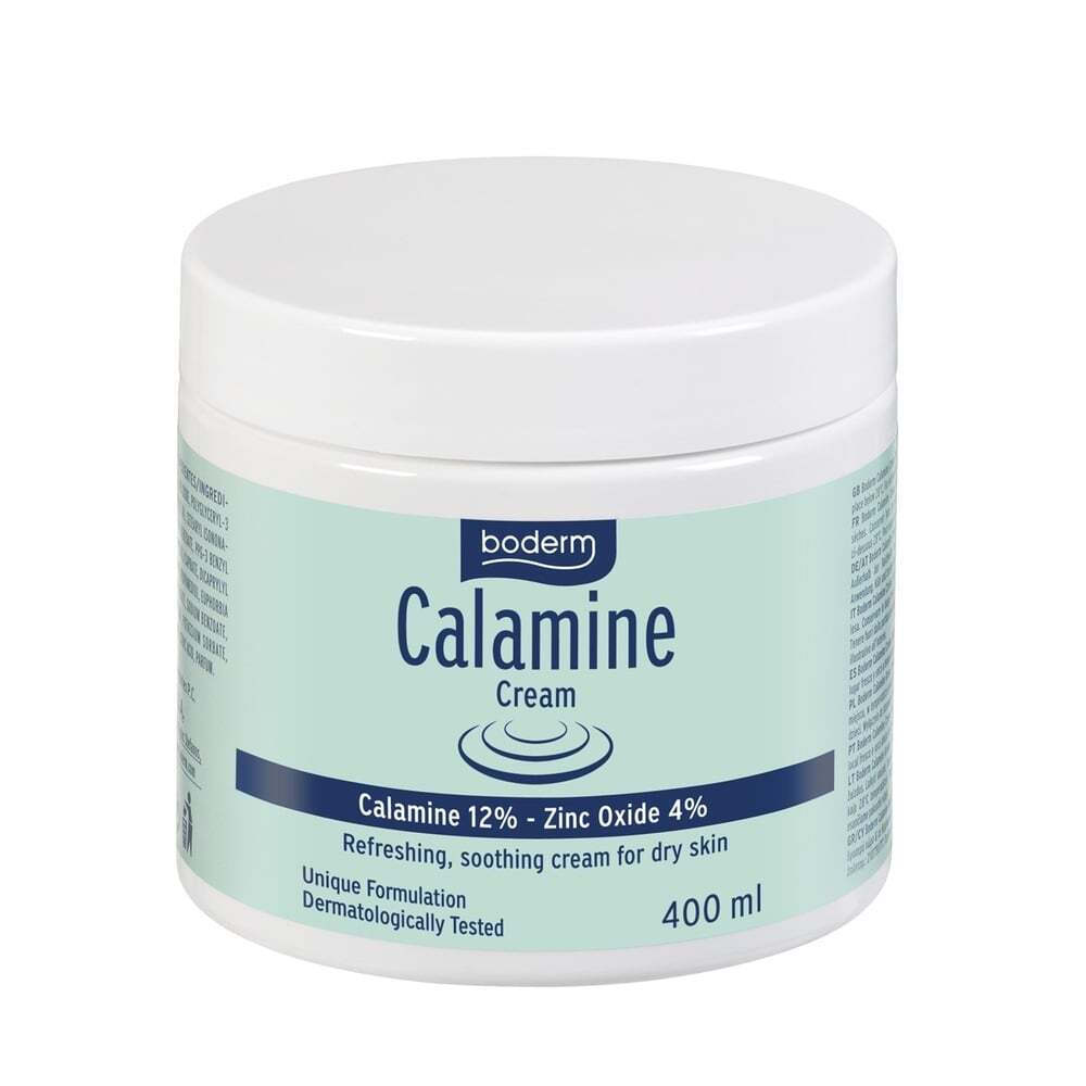 Boderm Calamine Ενυδατική Κρέμα Σώματος για Ξηρές Επιδερμίδες 400ml ...