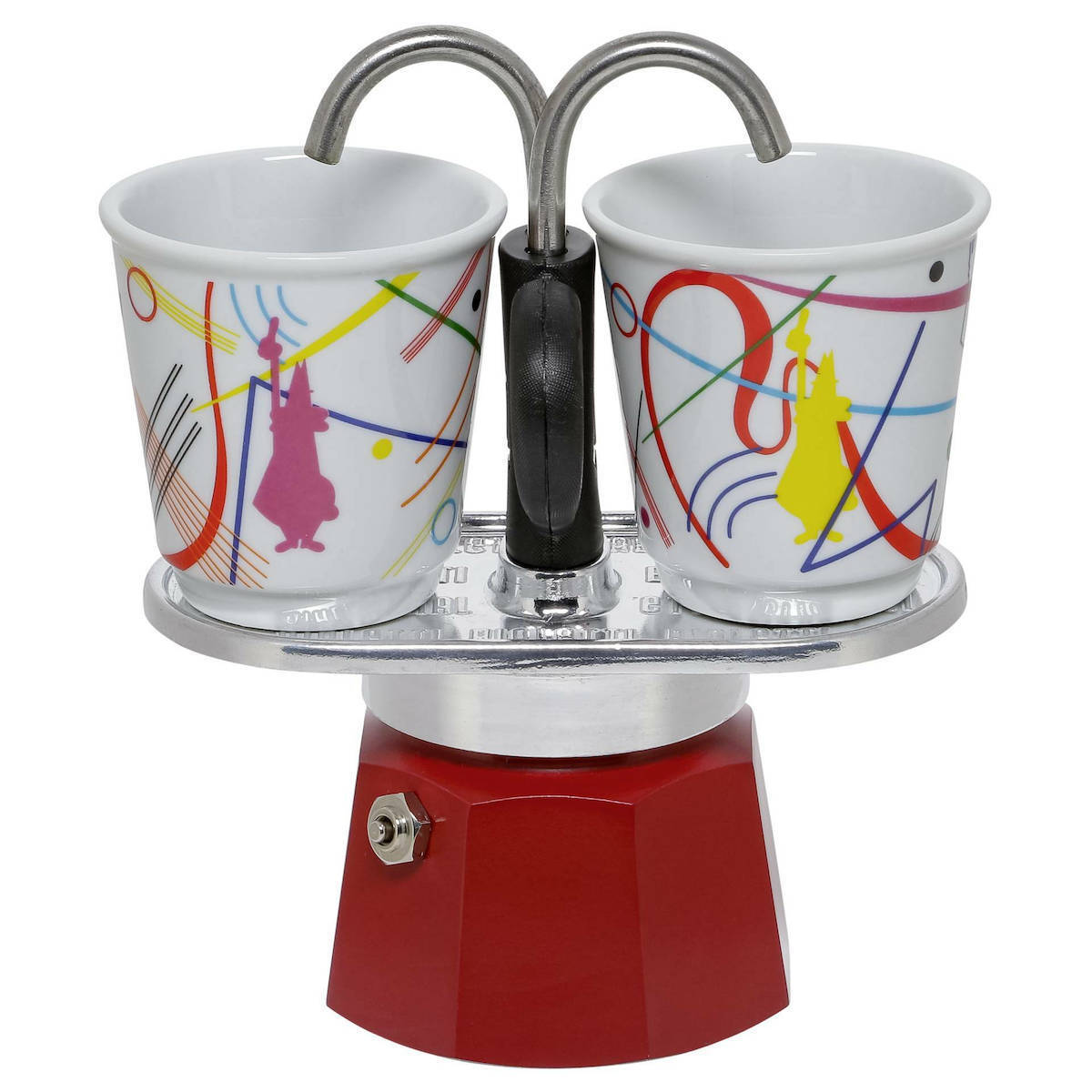 Bialetti Mini Express Set Kandinsky 0001407 Stovetop Espresso Pot 2 Cups Roșu | Skroutz Romania