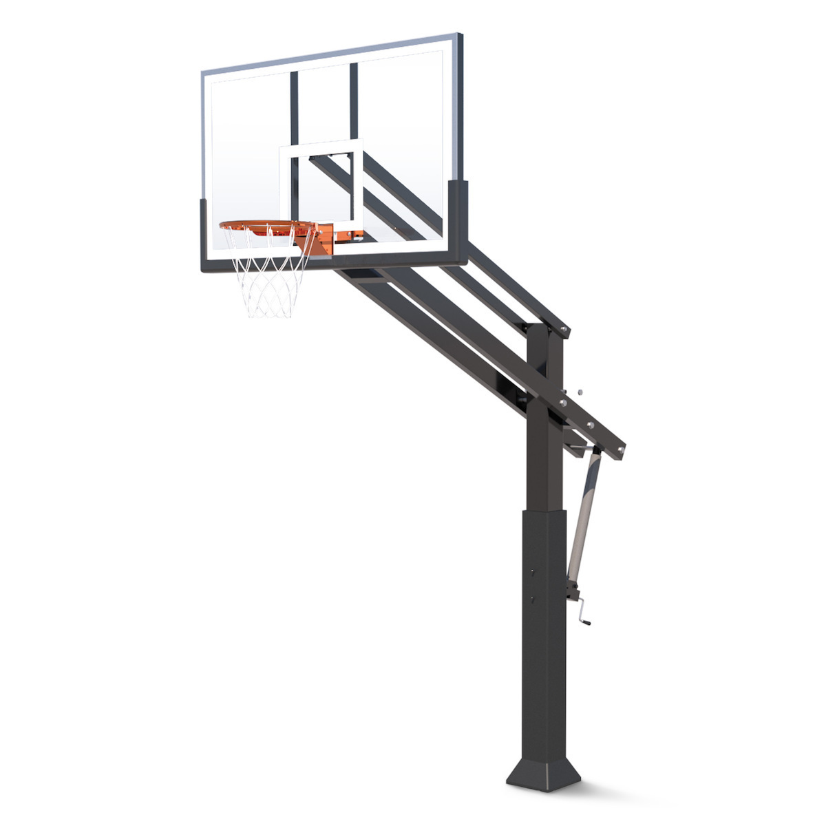 AMILA IG5 49215 Μπασκέτα με Βάση και Ρυθμιζόμενο Ύψος 152-305εκ ...