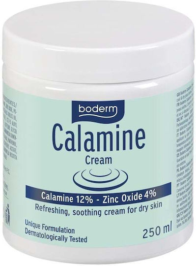 Boderm Calamine Ενυδατική Κρέμα Σώματος για Ξηρές Επιδερμίδες 250ml ...