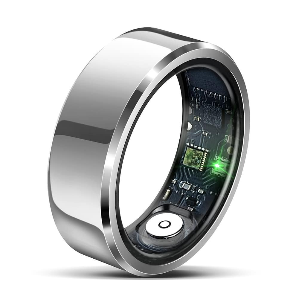 Techsuit R6 Smart Ring με Παλμογράφο Ασημί | Skroutz.gr