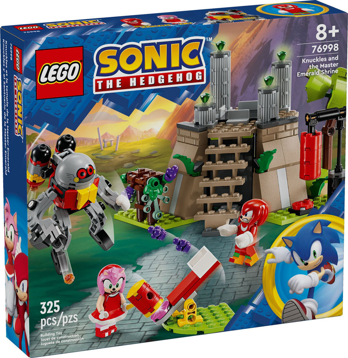 Lego Sonic The Hedgehog Sonic Knuckles an the Master Emerald Shrine για ...