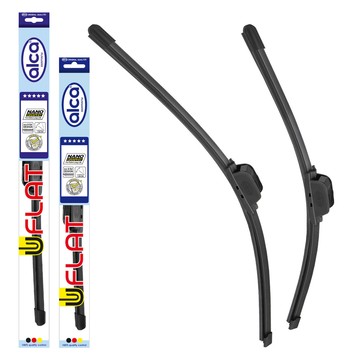 Alca Wiper Set Suitable Toyota Hiace Iii August 1989 August 1995 U-flat ...