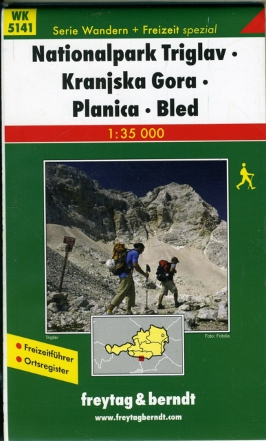 National Park Triglav Kranjska Gora Planica Bled Hiking Map 1:35 000 ...