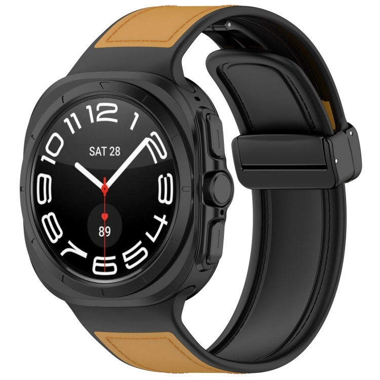 Techsuit W056 Λουράκι Δερματίνης Καφέ (Galaxy Watch Ultra) KF2334757 | Skroutz.gr