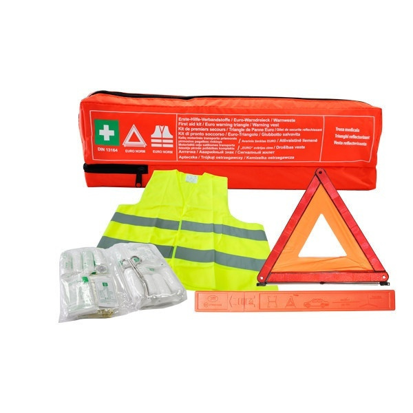 First Aid Medical Kit Reflective Vest Reflective Triangle European ...