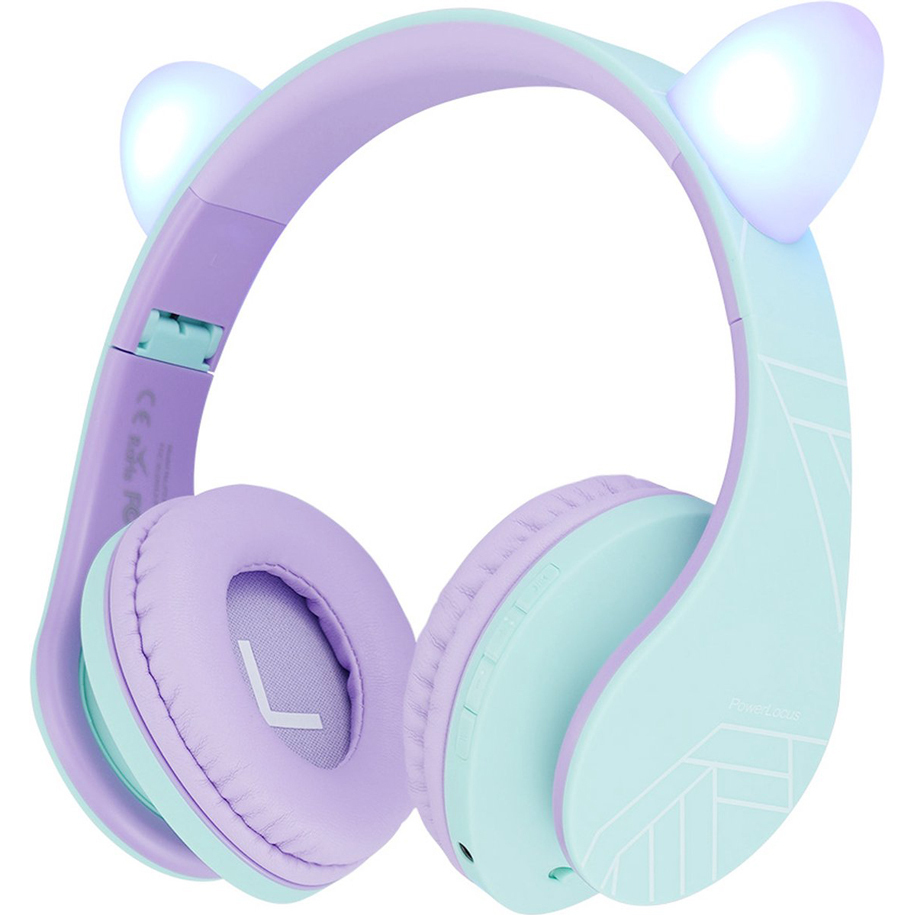 PowerLocus P2 Cat Ears Ασύρματα / Ενσύρματα Παιδικά Over Ear Ακουστικά ...