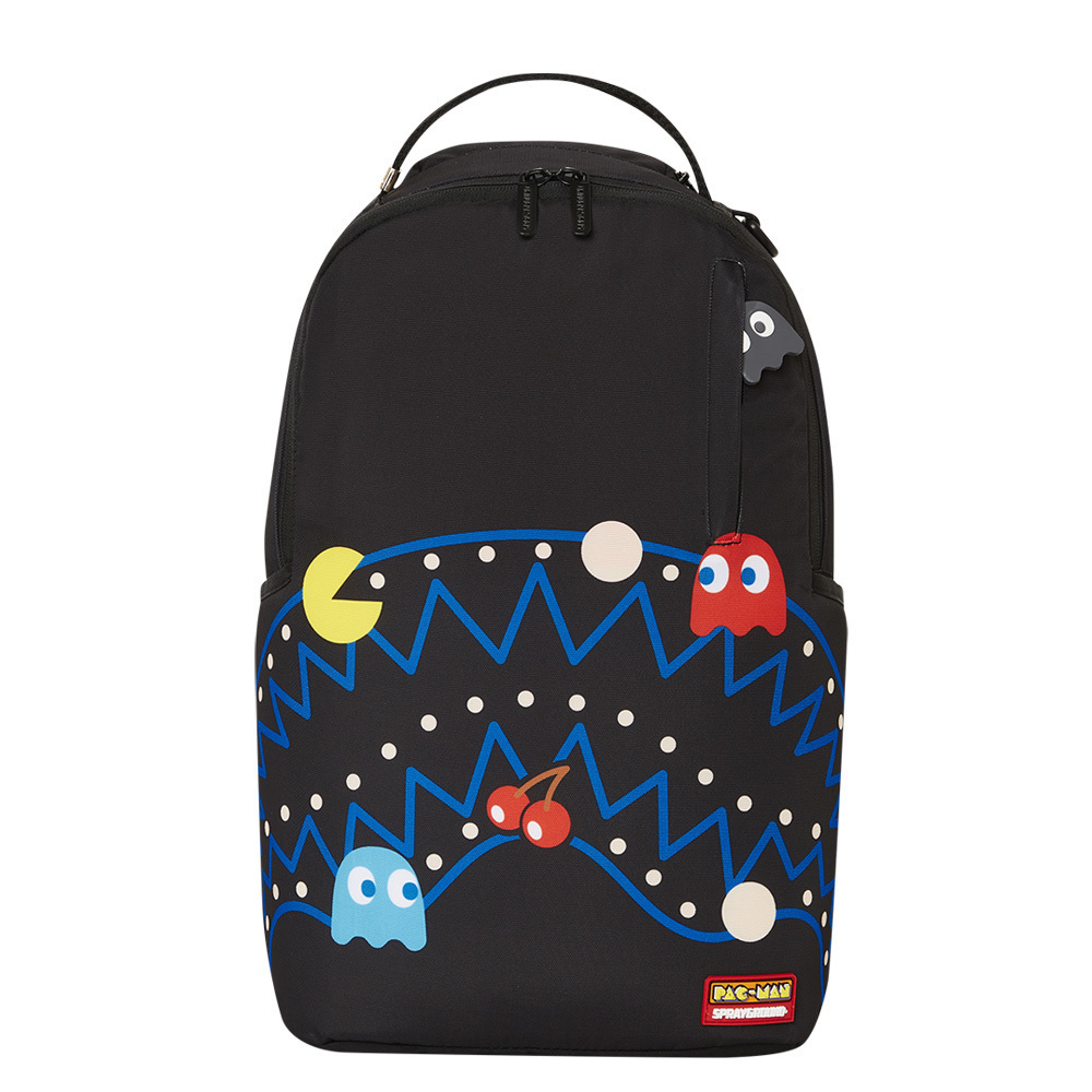 Sprayground Pac-Man Σχολική Τσάντα Πλάτης Γυμνασίου - Λυκείου Πολύχρωμη ...