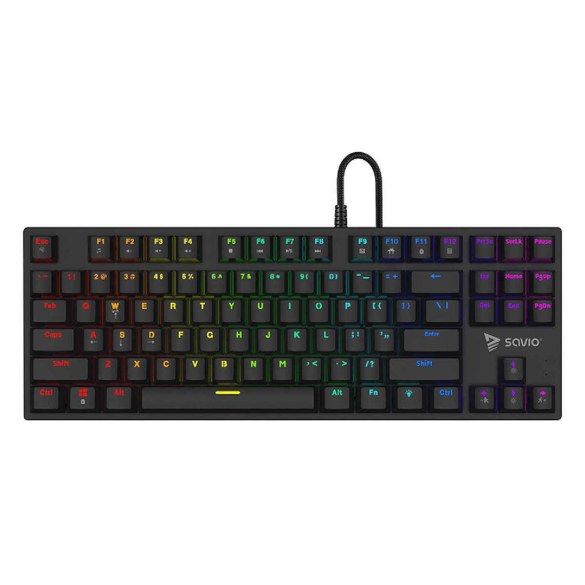 Savio Tempest X2 RGB Gaming Μηχανικό Πληκτρολόγιο Tenkeyless με Outemu Red διακόπτες και RGB ...