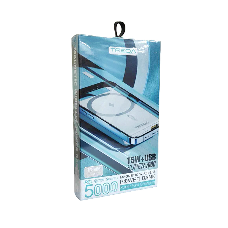 Treqa TR-966 Power Bank 5000mAh με Θύρα USB-A Power Delivery / Quick ...