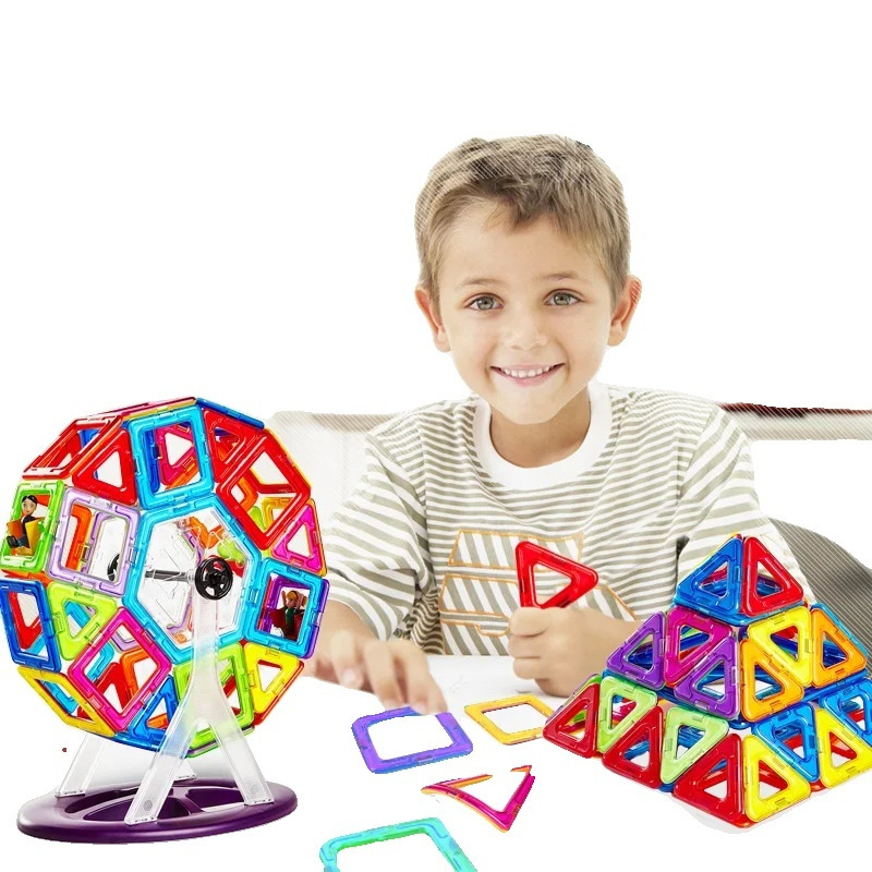 Magnetic Building Blocks Set 78 Pieces Educational Toy All Ages 78pcs ...