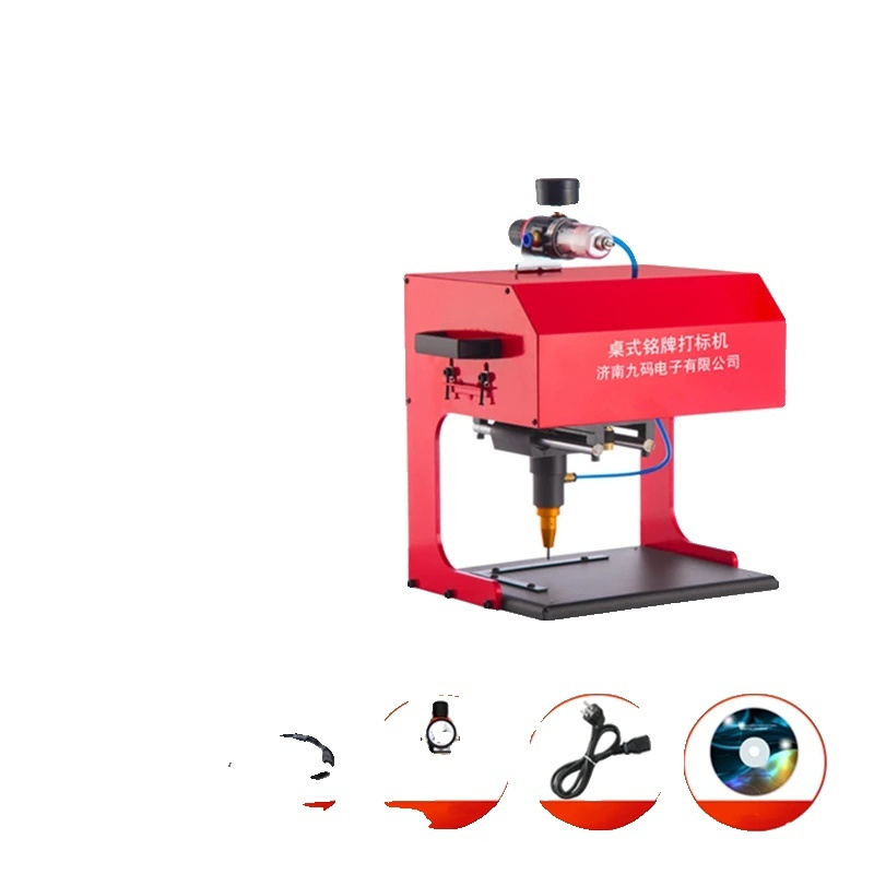 Metal Signage Nameplate Marking Machine Pneumatic Electricity Operation ...
