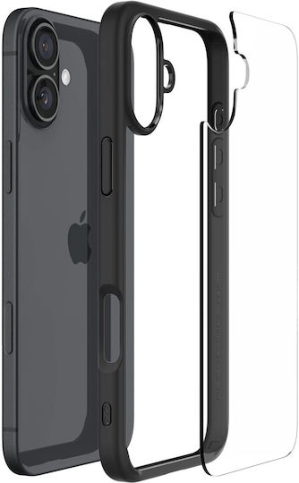 Spigen Ultra Hybrid Back Cover Πλαστικό Matte Black (iPhone 16 ...