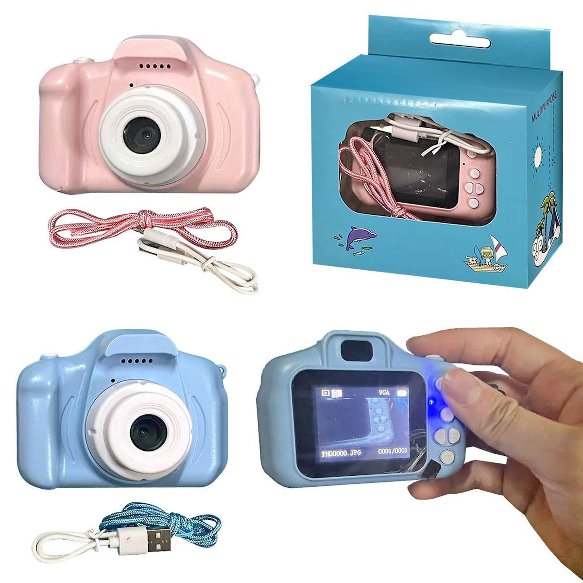 Justnote Compact Φωτογραφική Μηχανή Γαλάζια | Skroutz.gr