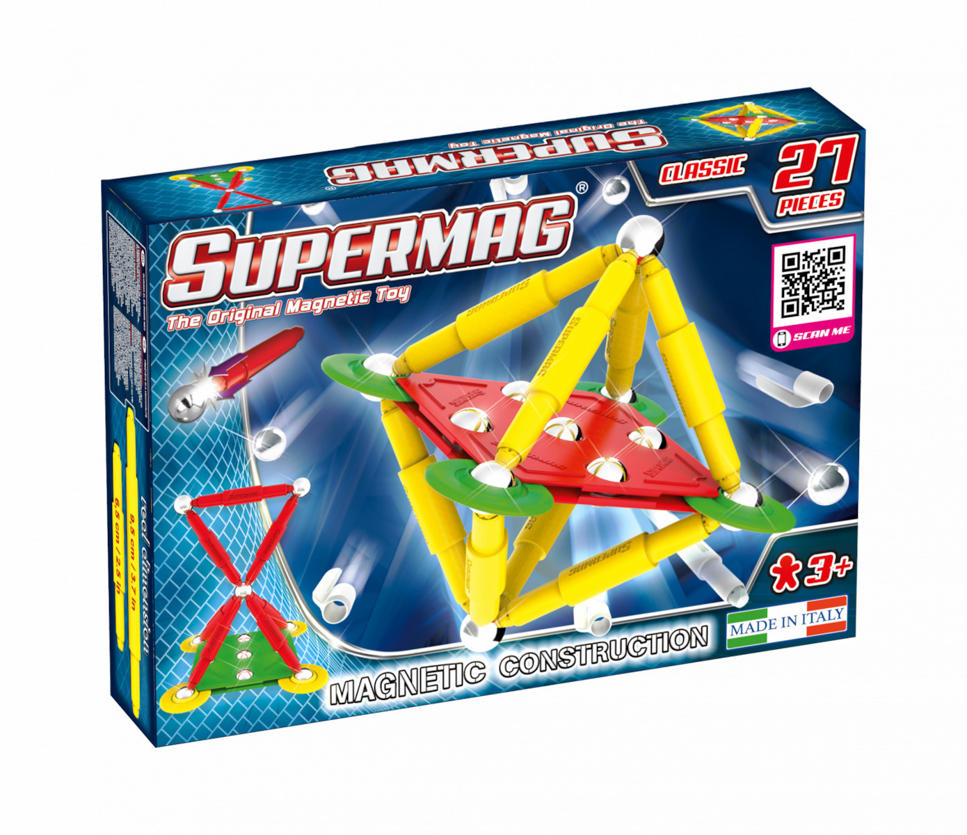 Magnetic Construction Set Supermag Classic 27 Pieces | Skroutz.gr