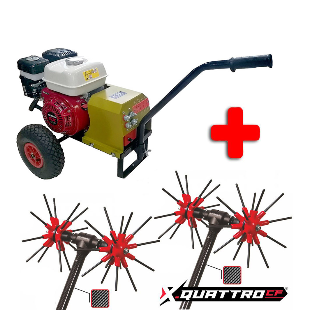Σετ Ελαιοραβδιστικό Συγκρότημα Honda 6,5hp 2 Βέργες Agrotechnic X Quattro Cf | Skroutz.gr