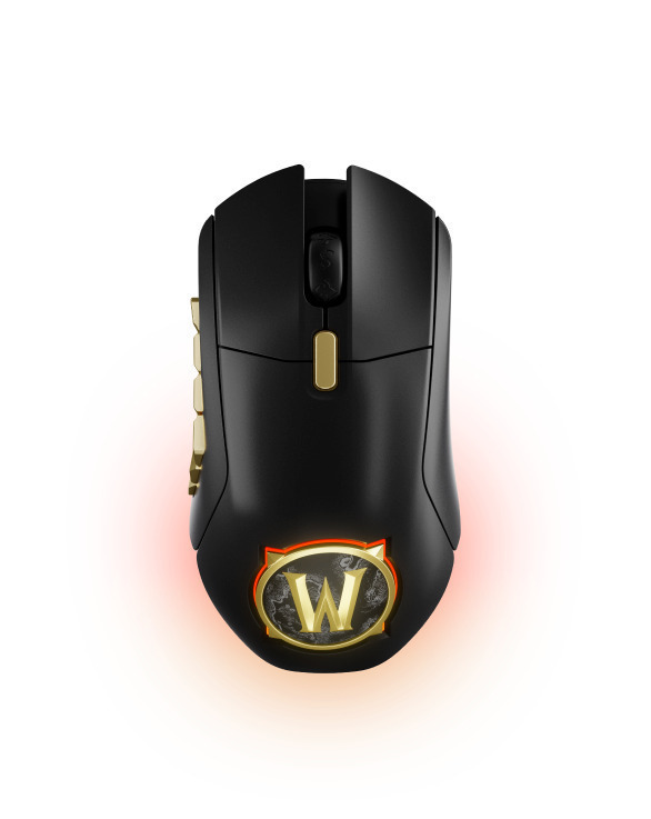 SteelSeries Aerox 9 RGB Gaming Mouse World of Warcraft Edition ...