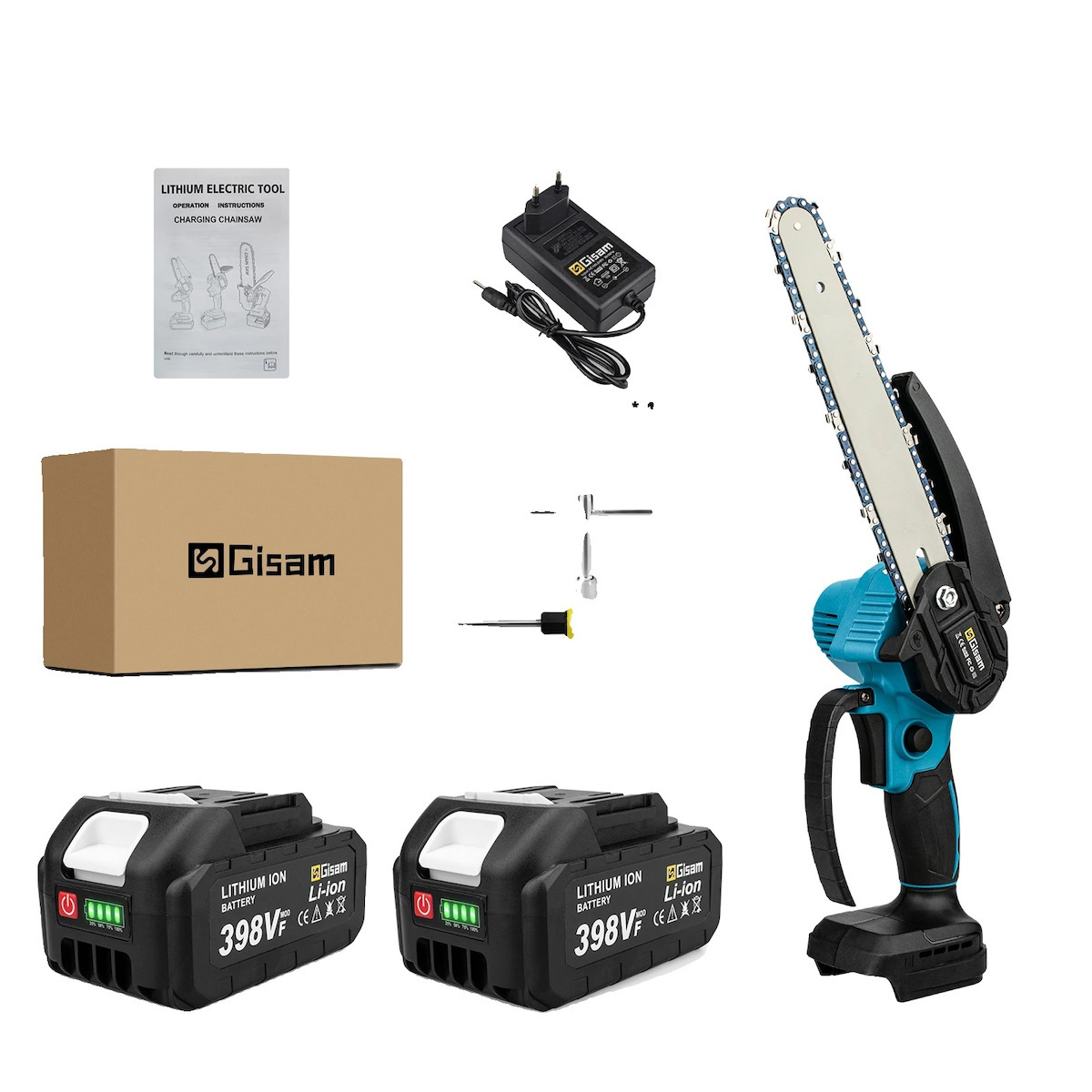 Chain Saw Αλυσοπρίονο Μπαταρίας Brushless 18V με Λάμα 8cm | Skroutz.gr