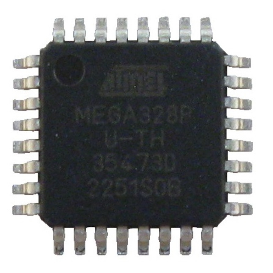 ATMEGA328P-AU 32KB Flash, 1024B EEPROM, 2KB SRAM, 10bit ADC, up to 20MIPS AVR Microcontroller ...