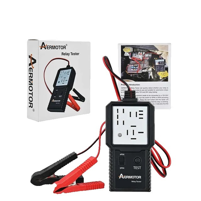 Automotive Relay Tester 12v/24v Compatibility Short Circuit Detection ...