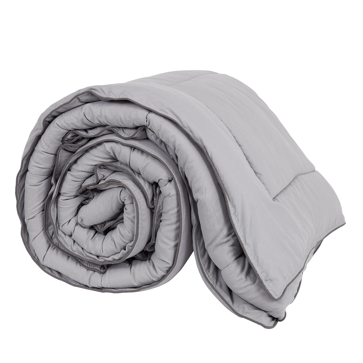 Nima Πάπλωμα Υπέρδιπλο με Γέμιση Microfiber 220x240εκ. Abalone Medium Gray Γκρι 33898 | Skroutz.gr