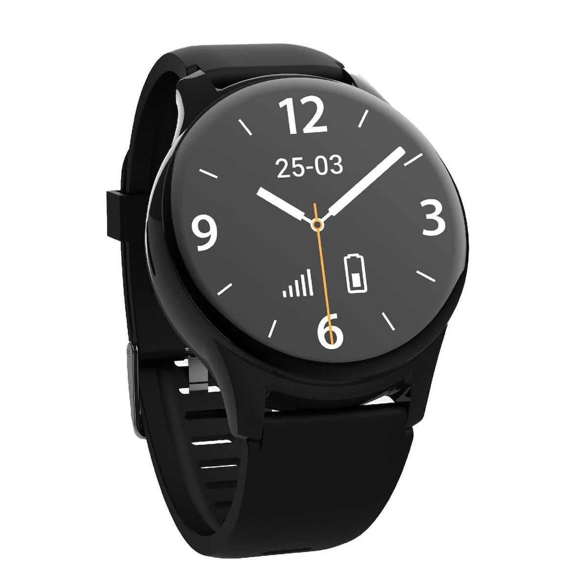 James R8 Emergency Safety Smartwatch με SIM και Παλμογράφο (Μαύρο ...