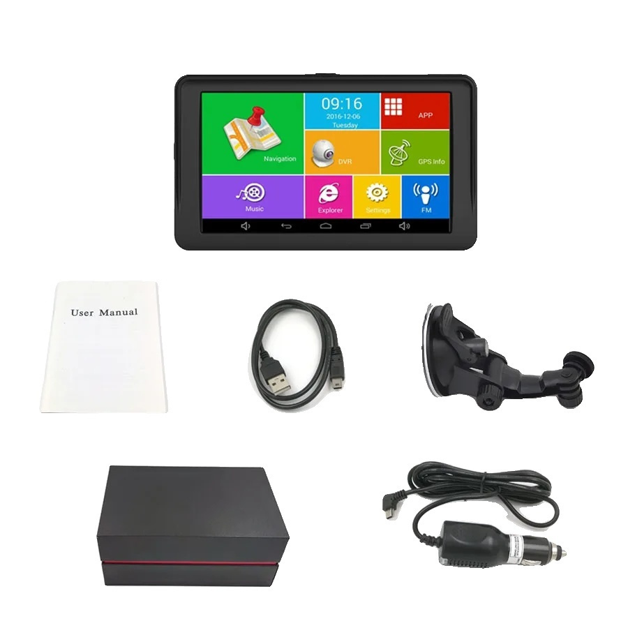 Gps Navigation System 7-inch Display Full Hd 1080p Recording Bluetooth ...