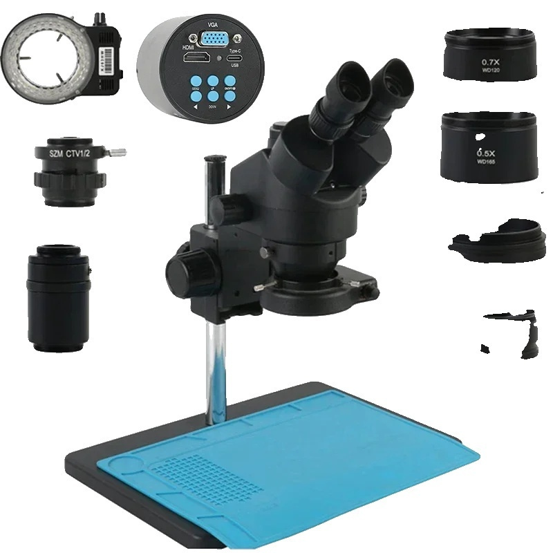 Digital Microscope 48mp Image Sensor 5x Digital Zoom 1080p Hdmi Vga Set ...