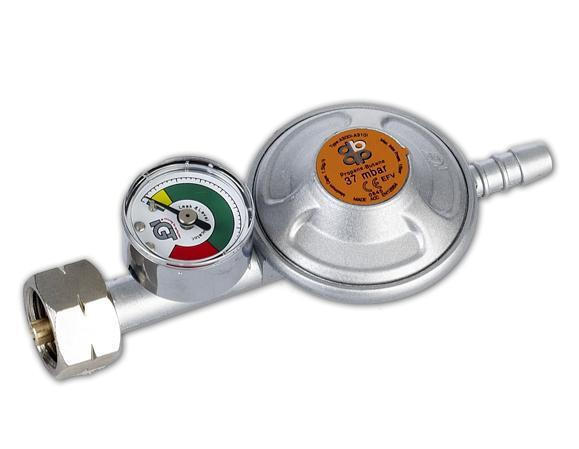 Gas Reducer 37mbar 1.5kg/h Safety Valve Manometer Bradas | Skroutz.gr