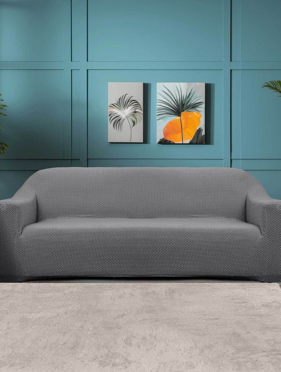 Ελαστικά Καλύμματα Καναπέ Intense Light Grey Ελαστικό Κάλυμμα Διθέσιου ...