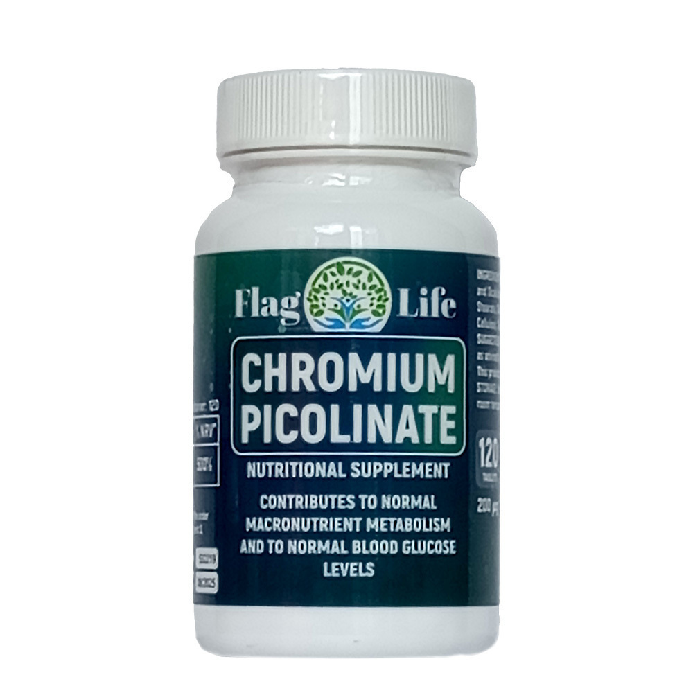 Chromium Picolinate 200 Mcg 120 Tablets Contributes To Normal ...