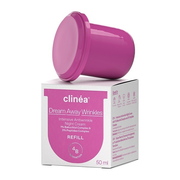 Clinea Dream Away Wrinkles Refill Αντιγηραντική Κρέμα Προσώπου Νυκτός ...