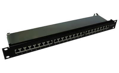 Xtendlan Patch Panel 19" 24 Ports Cat6a Shielded All-metal Housing ...
