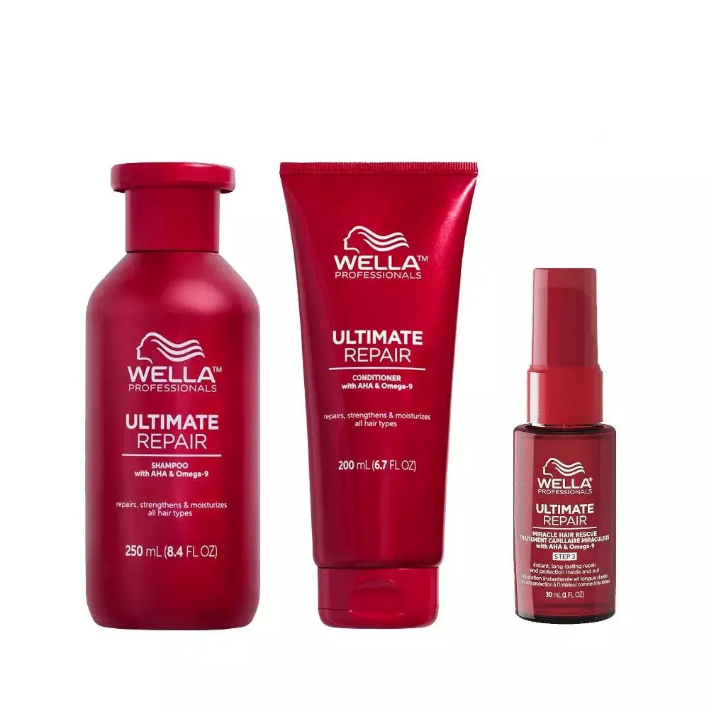 Wella Ultimate Repair Σετ Θεραπείας Μαλλιών με Σαμπουάν, Conditioner ...