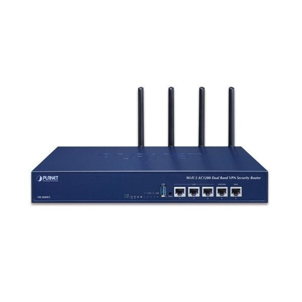 Planet Vr-300w5 Enterprise Router Firewall Vpn Vlan Qos Ha Ap Kontroler ...