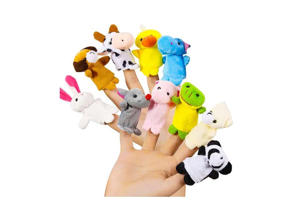 Set de Joacă pentru Copii cu 10 Marionete de Deget Animale Potrivite ...