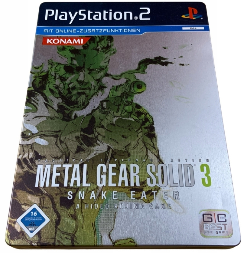 Metal Gear Solid 3: Snake Eater Steelbook Edition PS2 Game (Used ...