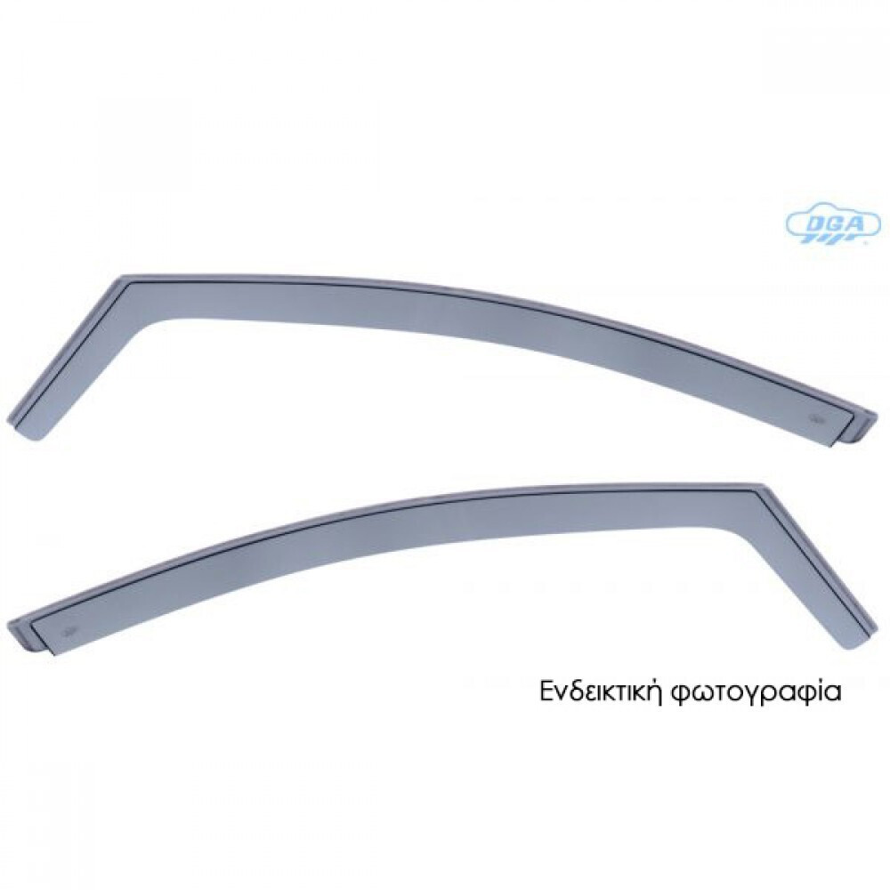 DGA Σετ Ανεμοθραύστες Αυτοκινήτου Μπροστινοί Σκούρο Φιμέ για Skoda ...