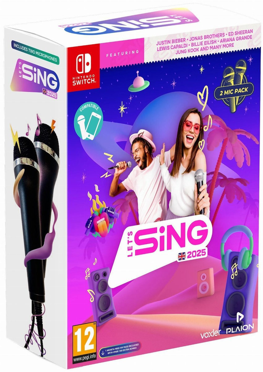 Let's Sing 2025 Double Mic Bundle Edition Switch Game | Skroutz.gr
